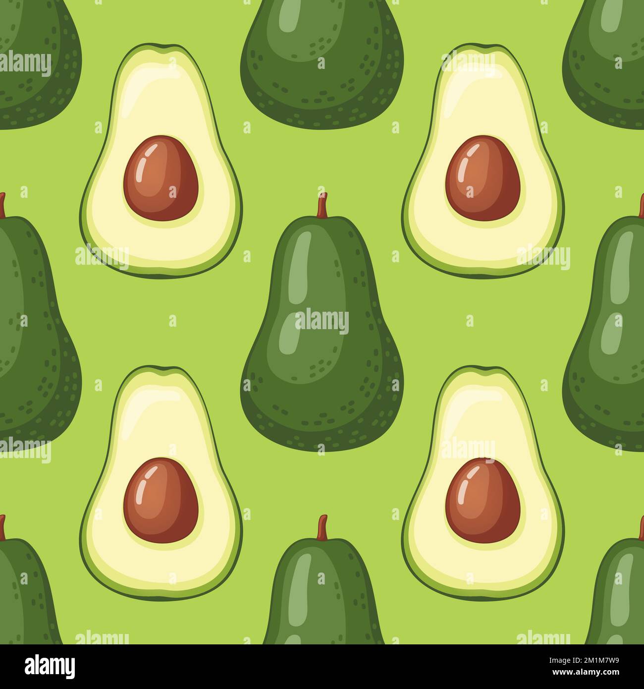 Seamless pattern avocado sketch hi-res stock photography and images - Alamy