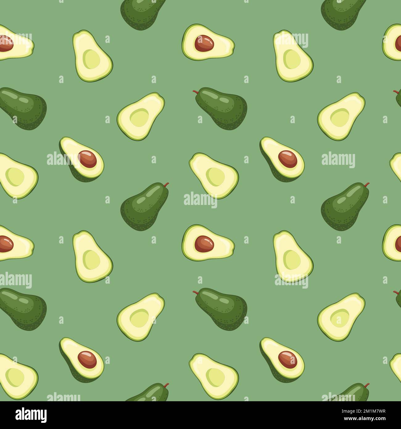 Seamless pattern avocado sketch hi-res stock photography and images - Alamy