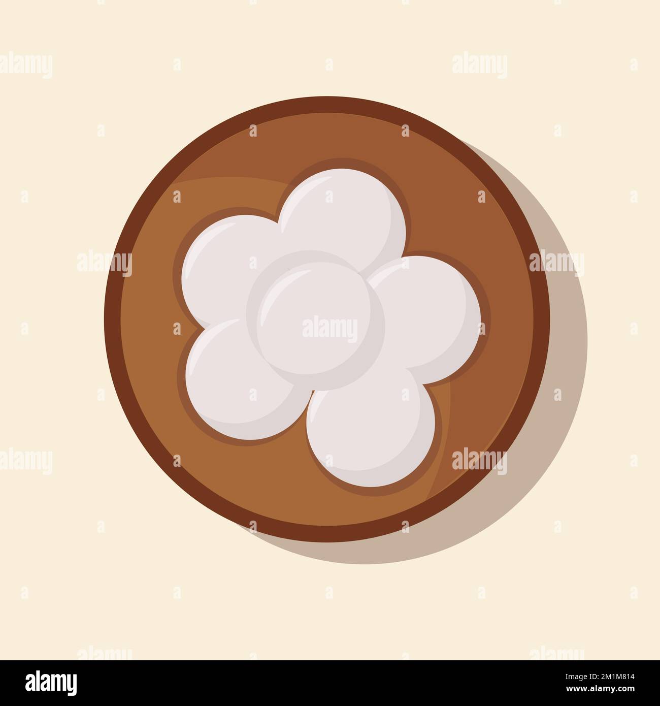Vector set of national kazakh cuisine, dishes.National food -qurt Stock ...