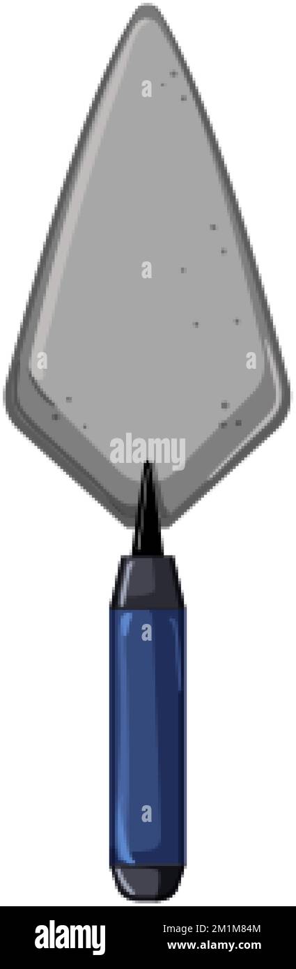 hand trowel cement cartoon vector illustration Stock Vector Image & Art ...