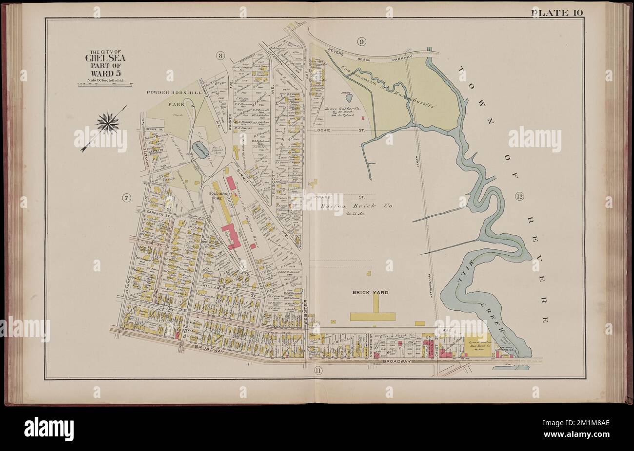 Atlas of the city of Chelsea and the towns of Revere & Winthrop ...