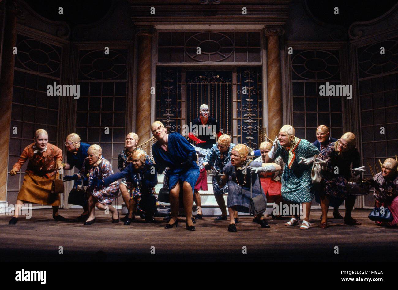 front centre: Caroline High (Leading Witch - in blue) rear centre ...