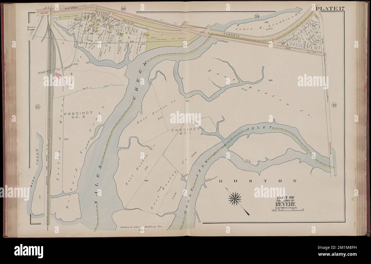 Atlas of the city of Chelsea and the towns of Revere & Winthrop ...