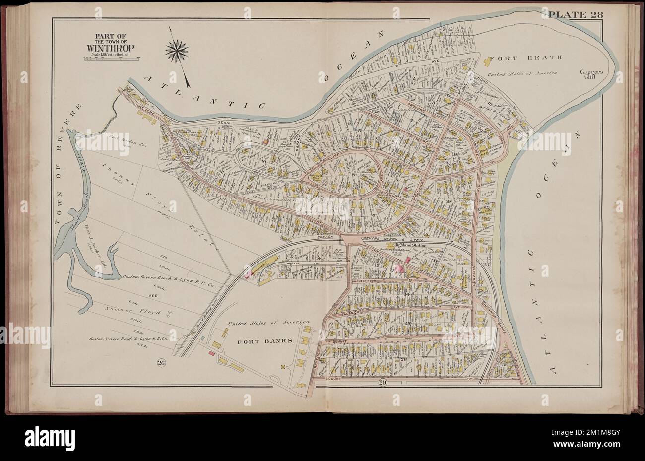 Atlas of the city of Chelsea and the towns of Revere & Winthrop ...