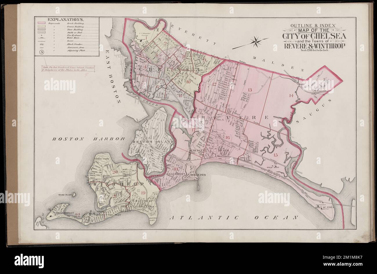 Atlas of the city of Chelsea and the towns of Revere & Winthrop ...