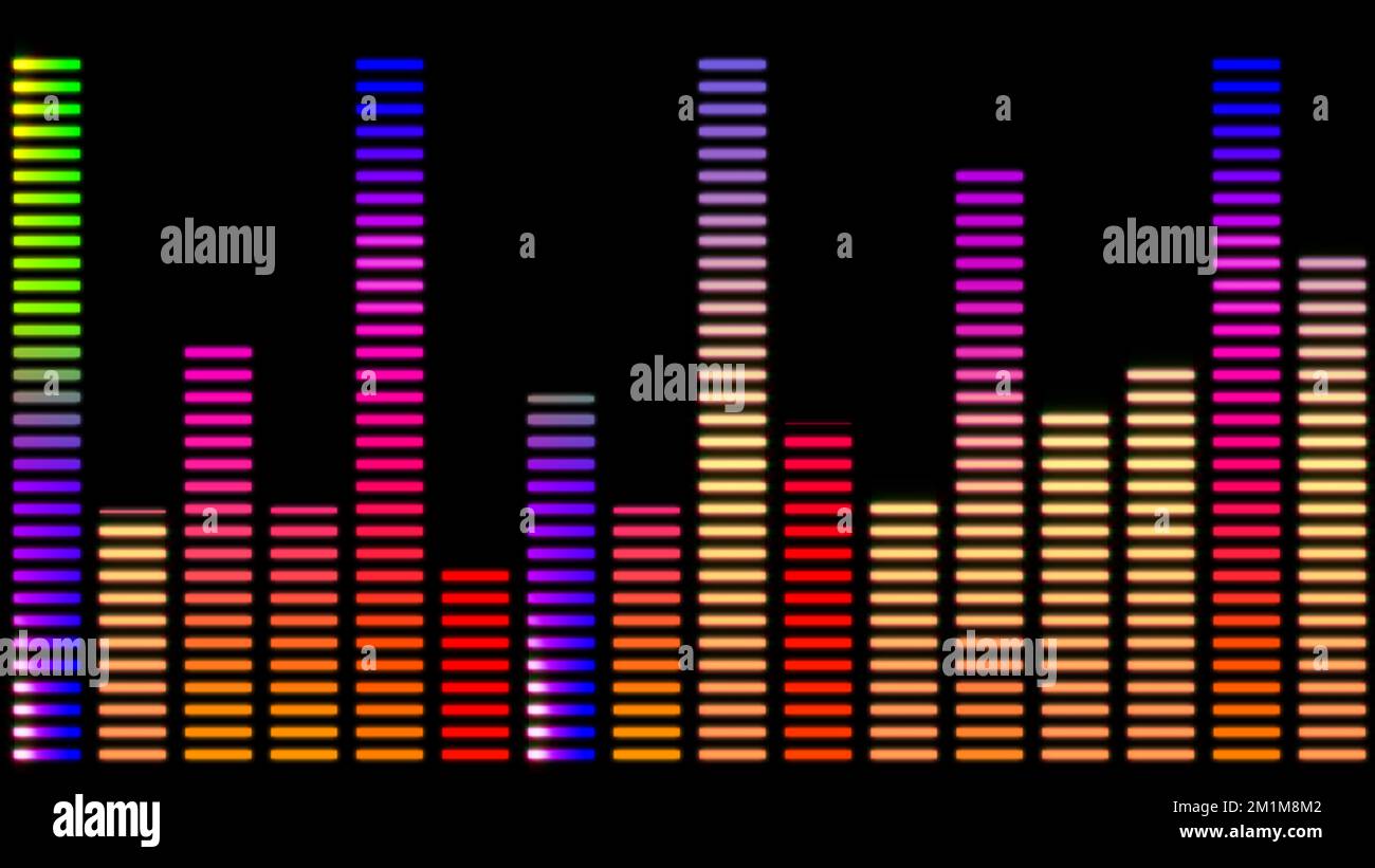 Digital equalizer bar graph, Sound Equalizer Abstract Background ...