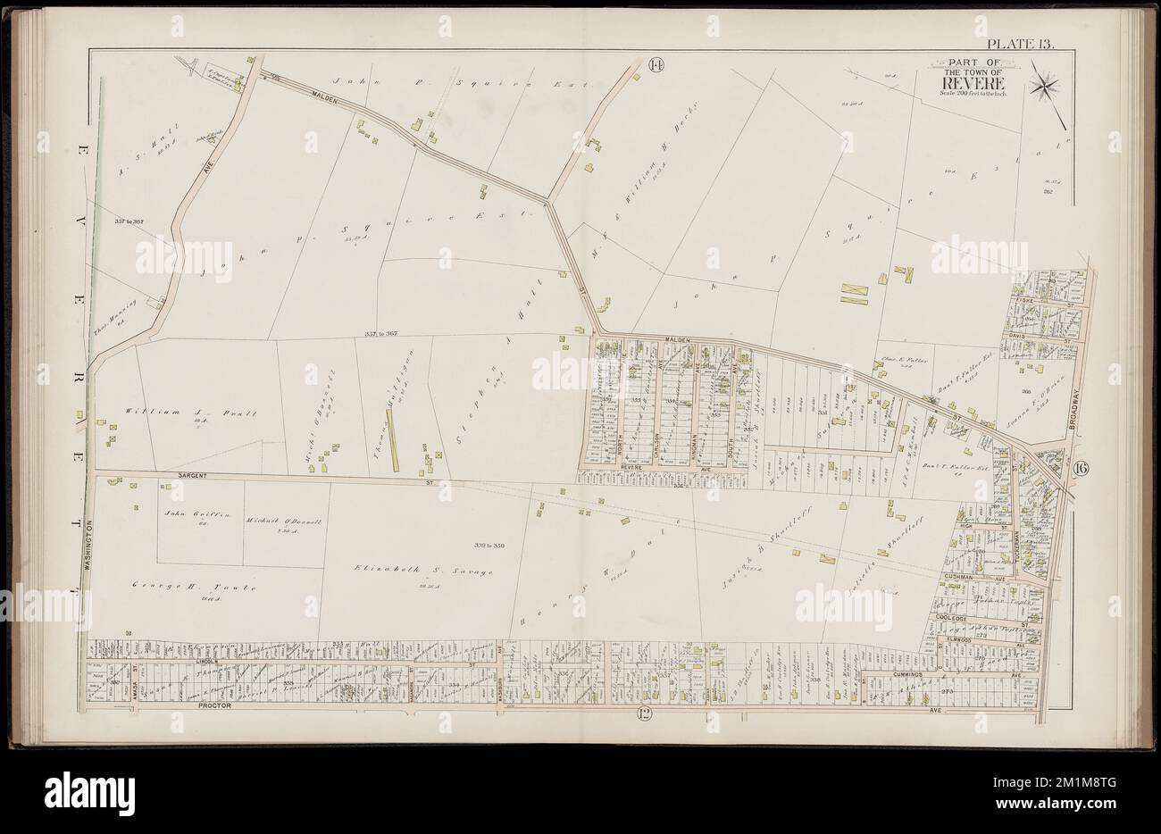 Atlas of the city of Chelsea and the towns of Revere & Winthrop ...