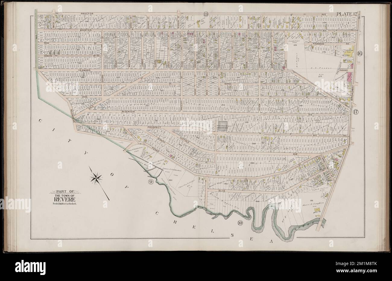 Atlas of the city of Chelsea and the towns of Revere & Winthrop ...