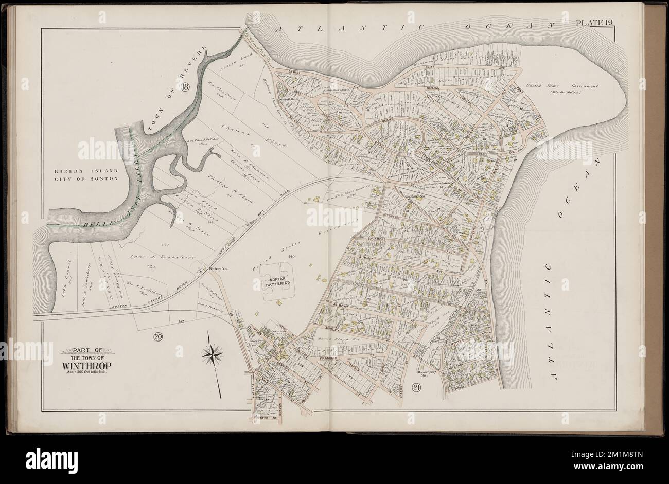 Atlas of the city of Chelsea and the towns of Revere & Winthrop ...