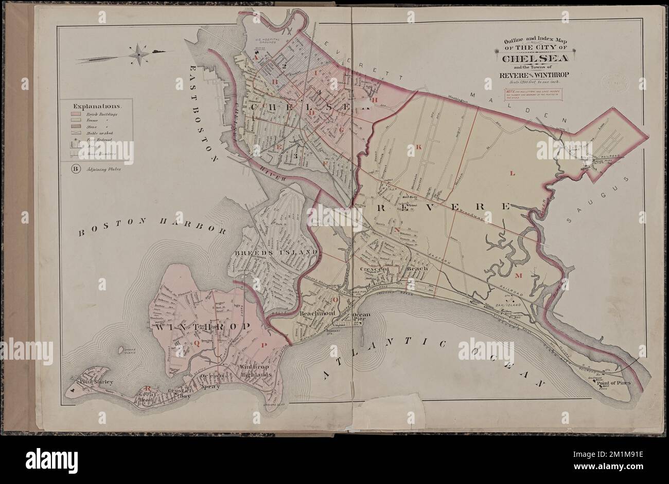 Atlas of the city of Chelsea and the towns of Revere and Winthrop ...