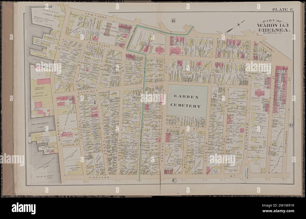 Atlas of the city of Chelsea and the towns of Revere and Winthrop ...