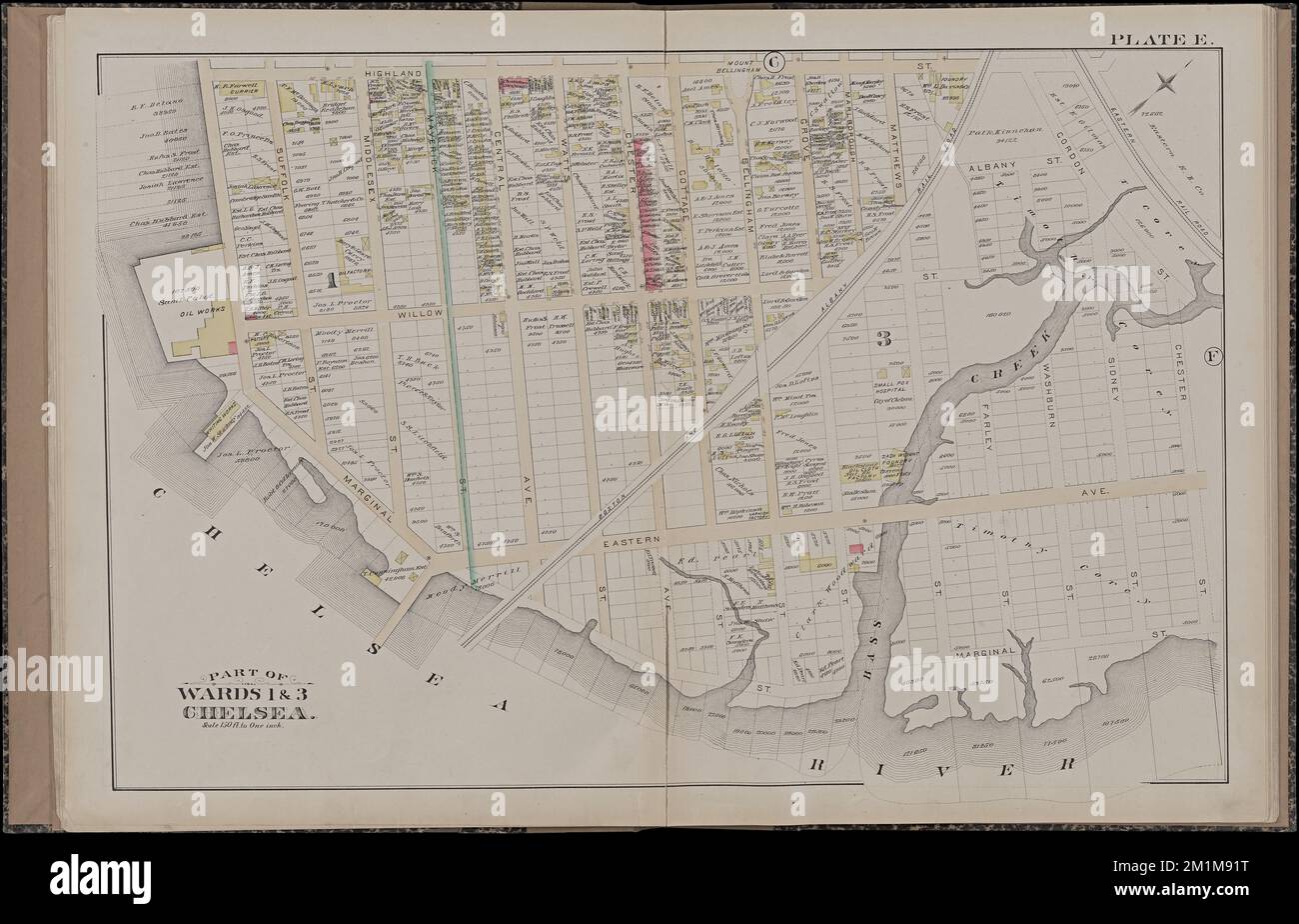 Atlas of the city of Chelsea and the towns of Revere and Winthrop ...