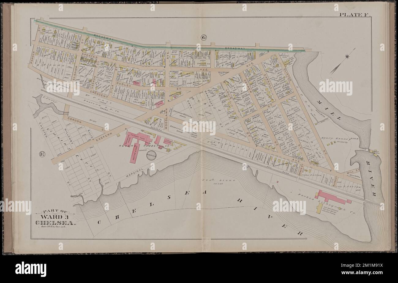 Atlas of the city of Chelsea and the towns of Revere and Winthrop ...