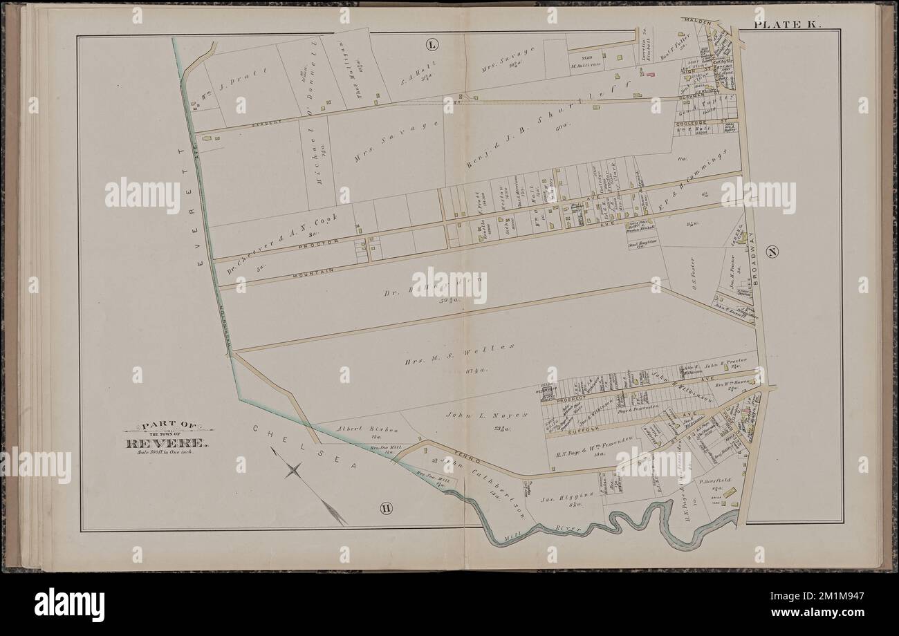 Atlas of the city of Chelsea and the towns of Revere and Winthrop ...