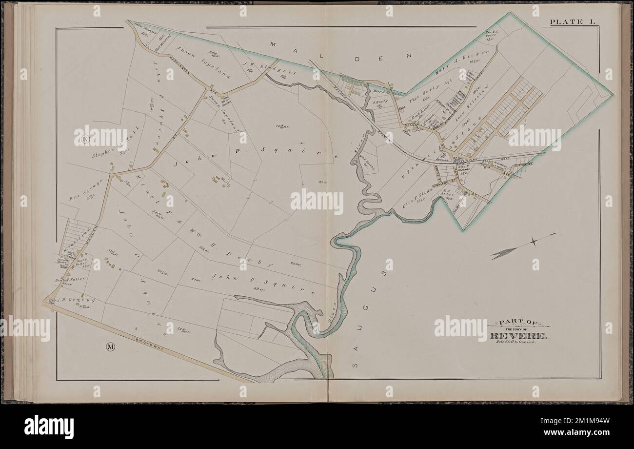 Atlas of the city of Chelsea and the towns of Revere and Winthrop ...