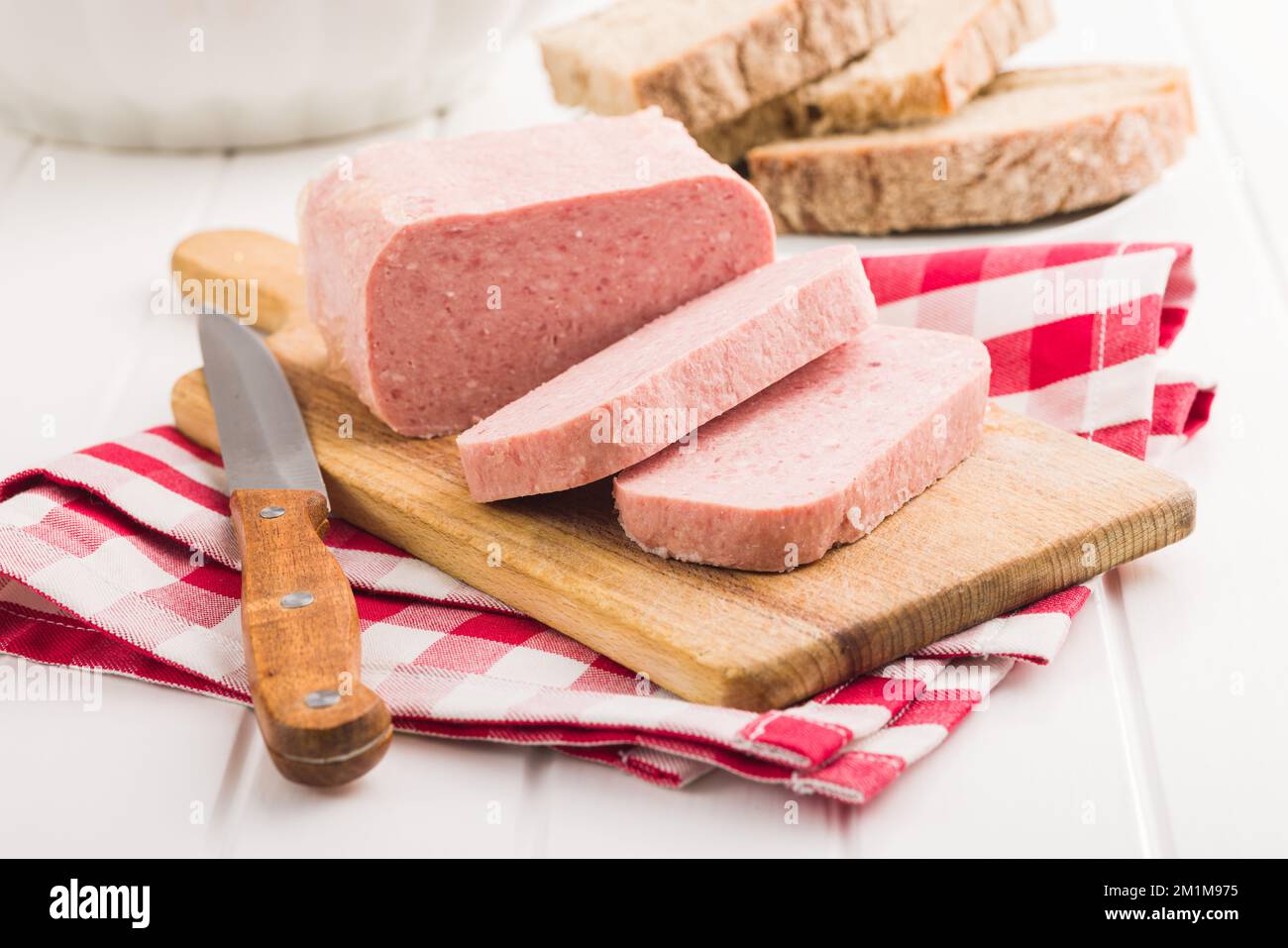 Beef luncheon meat hi-res stock photography and images - Alamy