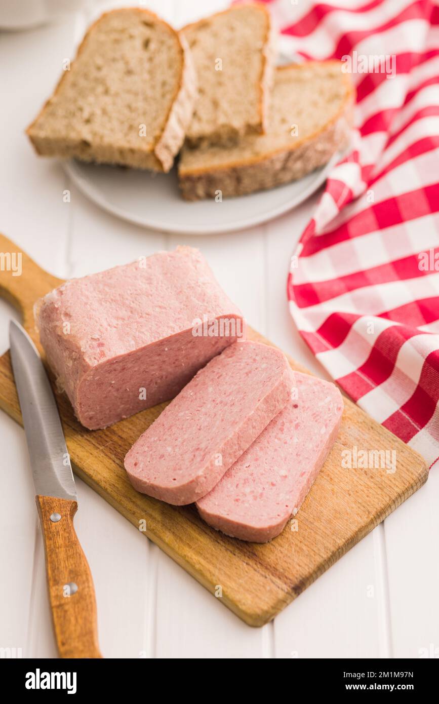 Beef luncheon meat hi-res stock photography and images - Alamy