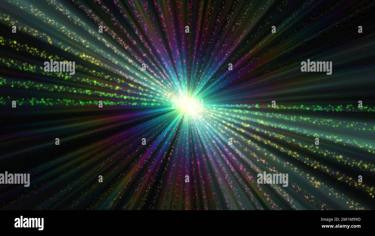 particle laser light color ray illustration render Stock Photo - Alamy