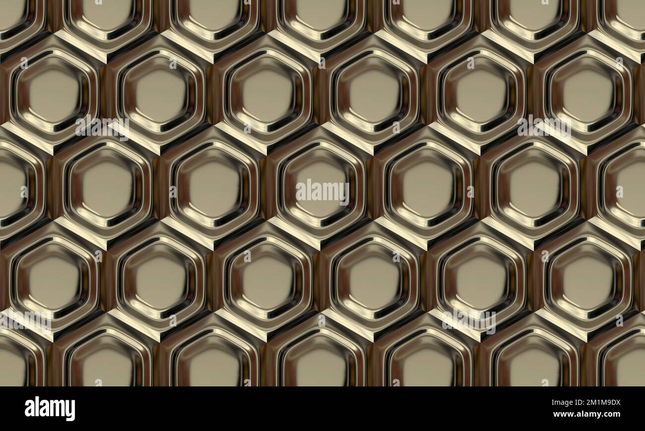 Metal 3d texture hexagonal pattern hi-res stock photography and images ...