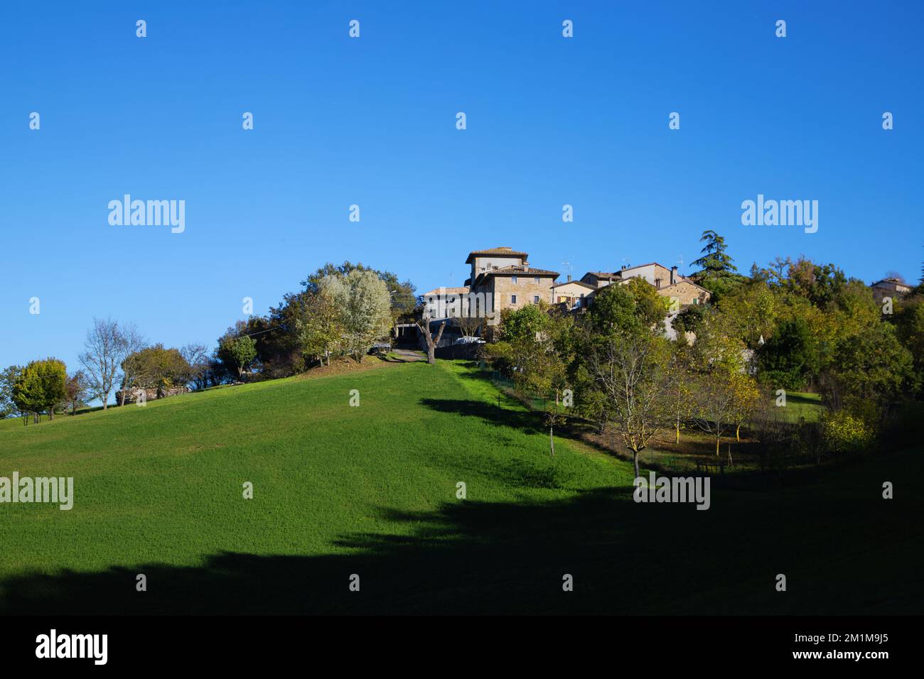 Landscape small hill village of Reggio Emilia Stock Photo - Alamy