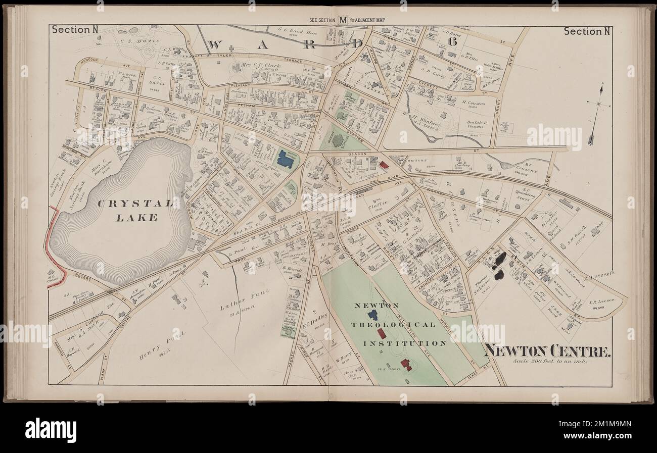 Atlas of the city of Newton, Massachusetts. section N , Real property ...