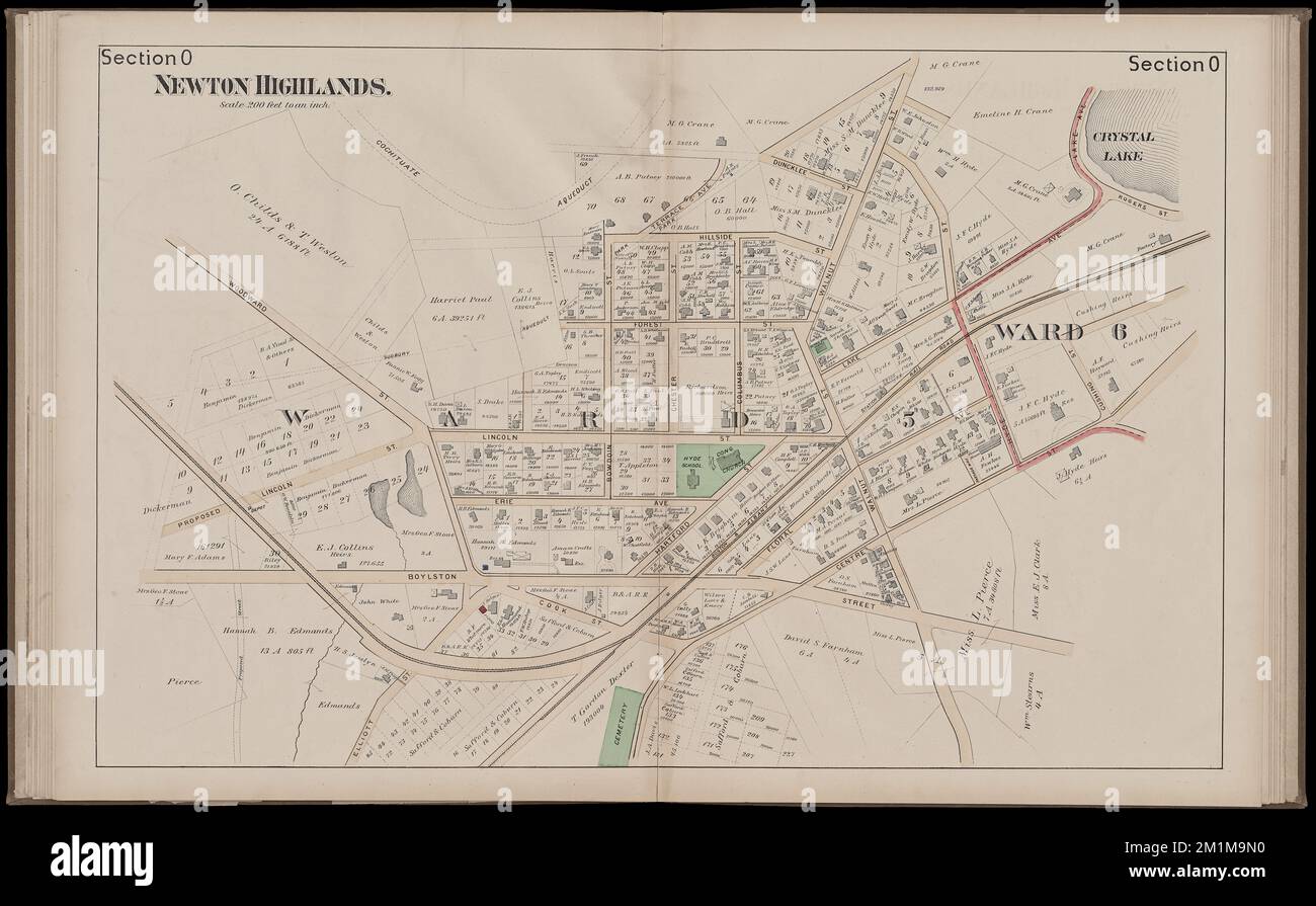Atlas of the city of Newton, Massachusetts. section O , Real property ...