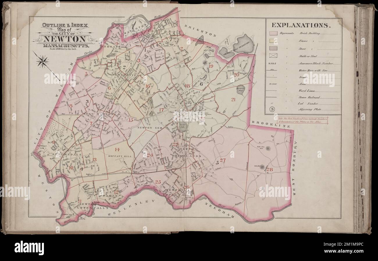Atlas of the city of Newton, Massachusetts : from actual surveys and ...