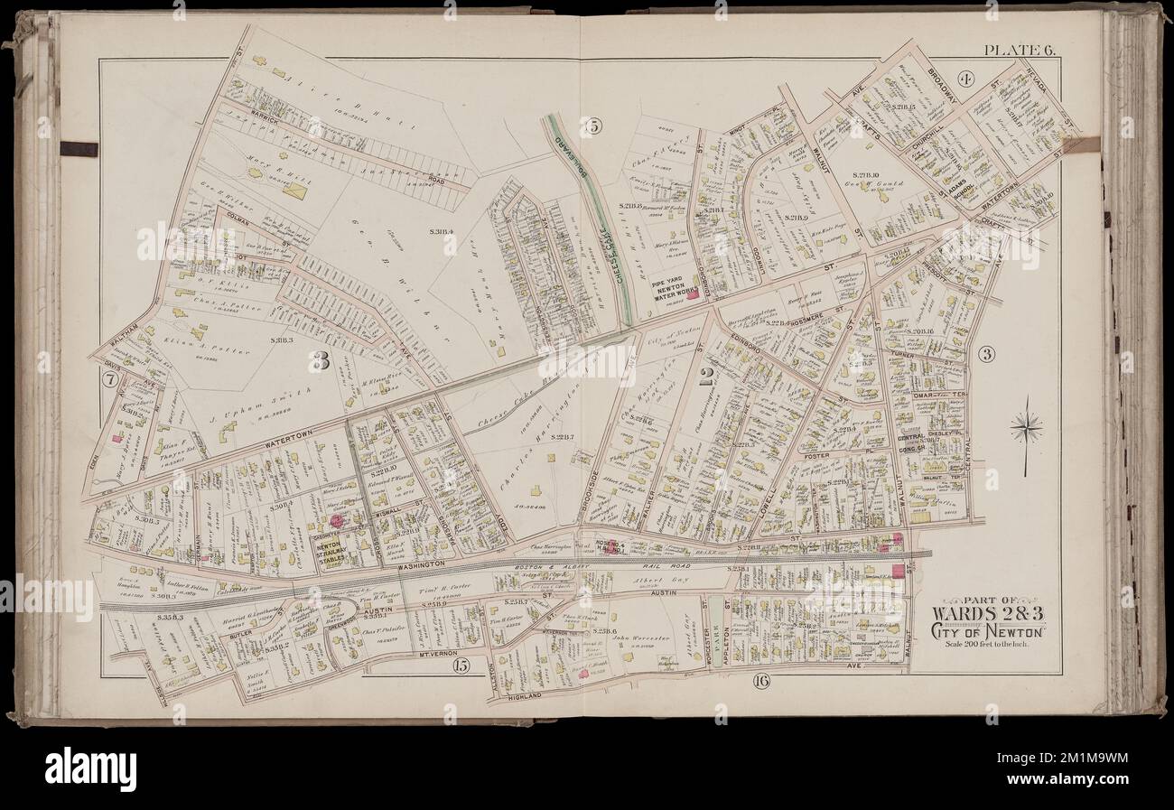 Atlas of the city of Newton, Massachusetts : from actual surveys and ...