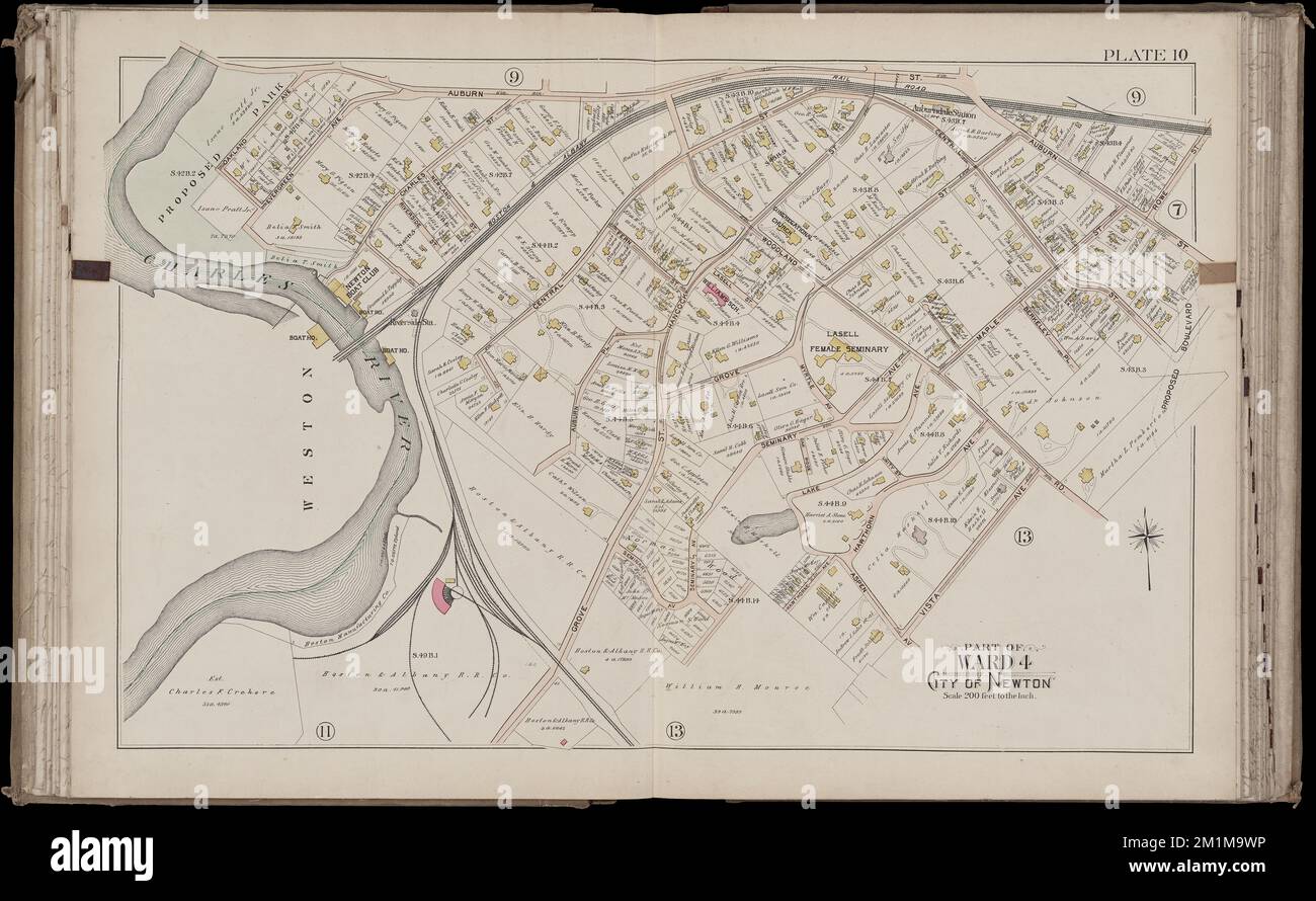 Atlas of the city of Newton, Massachusetts : from actual surveys and ...