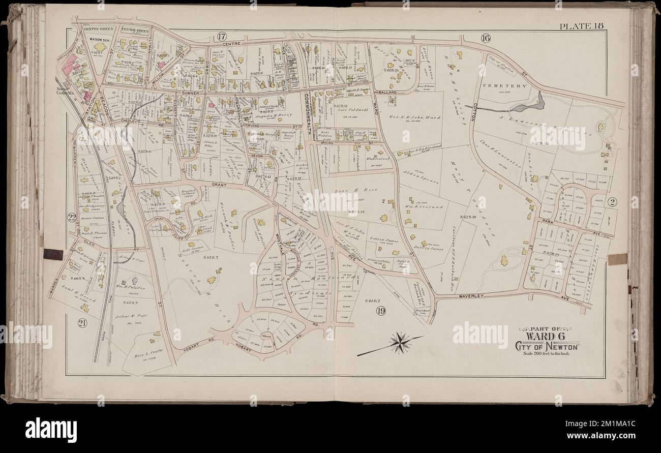 Atlas of the city of Newton, Massachusetts : from actual surveys and ...