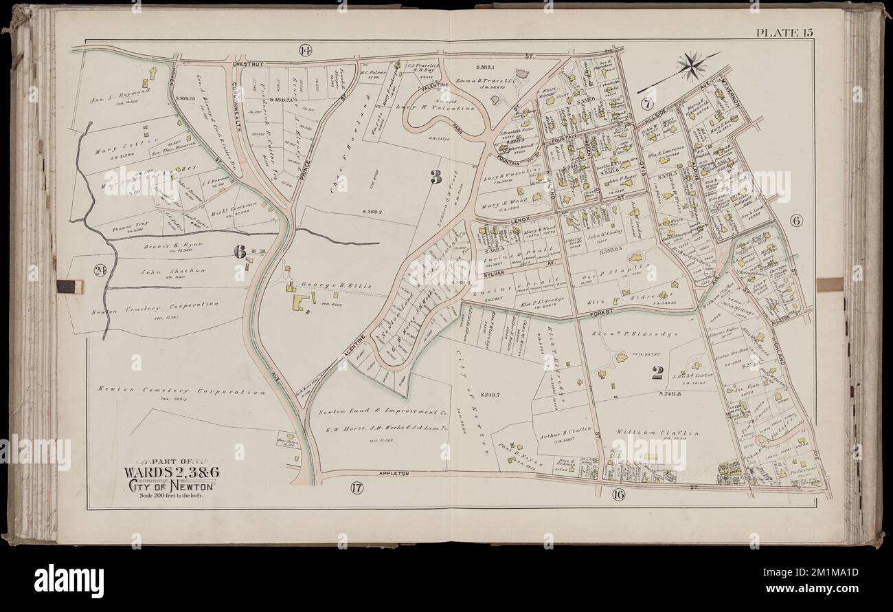 Atlas of the city of Newton, Massachusetts : from actual surveys and ...