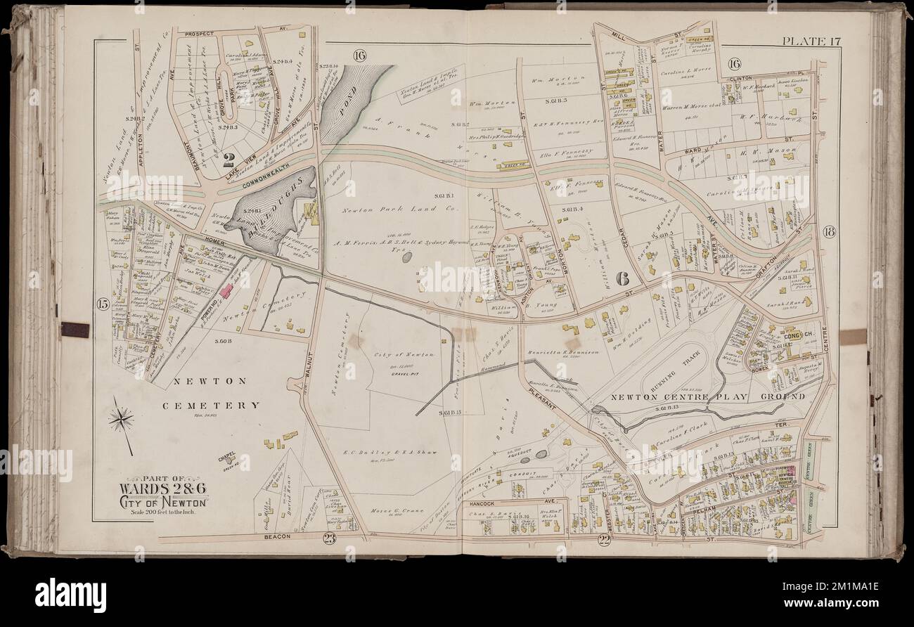 Atlas of the city of Newton, Massachusetts : from actual surveys and ...