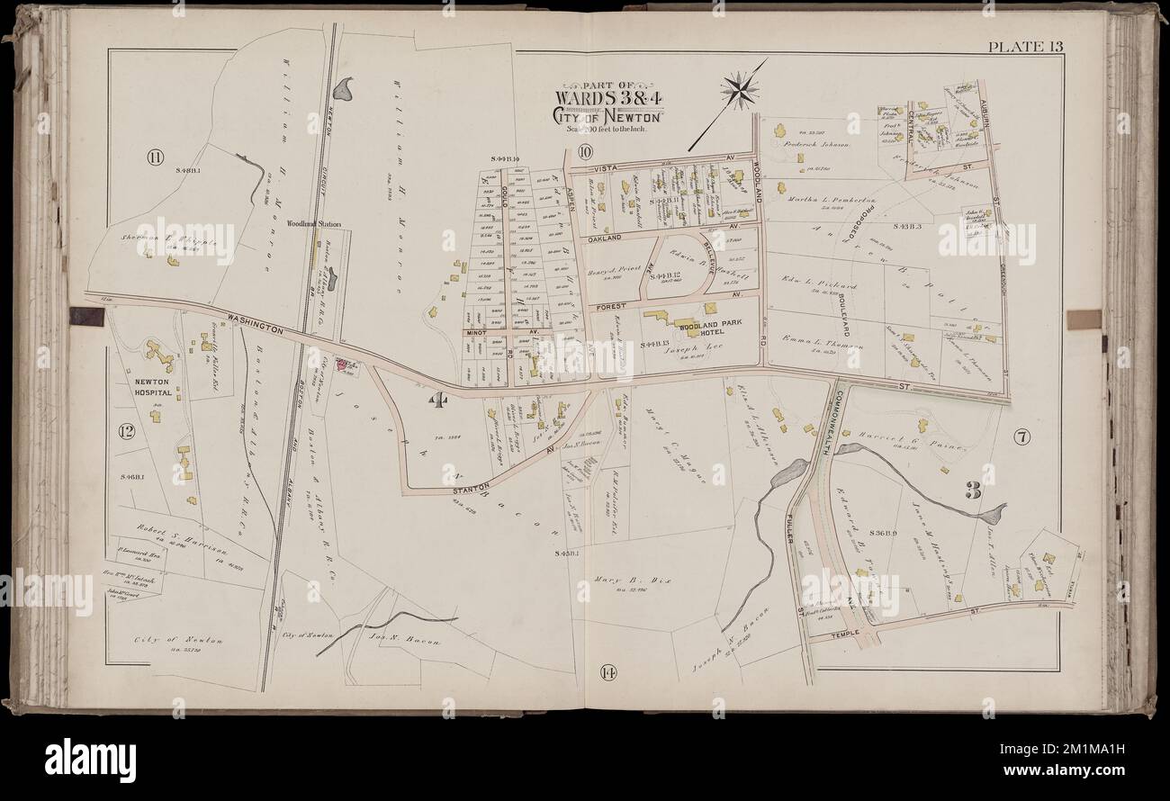 Atlas of the city of Newton, Massachusetts : from actual surveys and ...