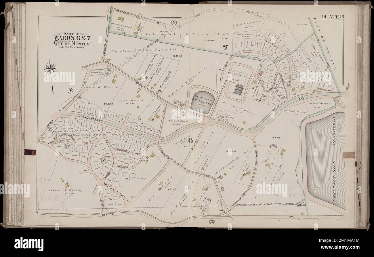 Atlas of the city of Newton, Massachusetts : from actual surveys and ...