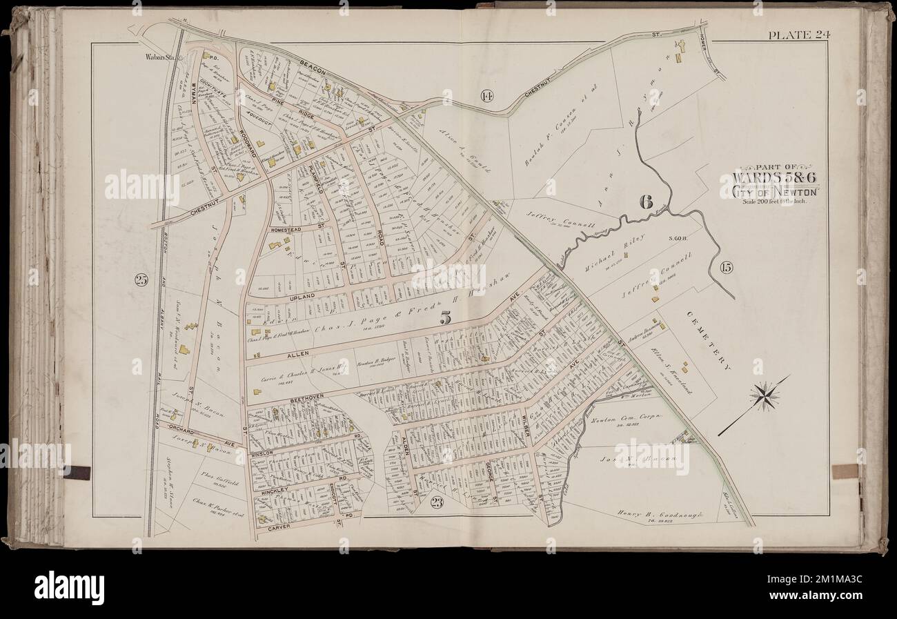 Atlas of the city of Newton, Massachusetts : from actual surveys and ...