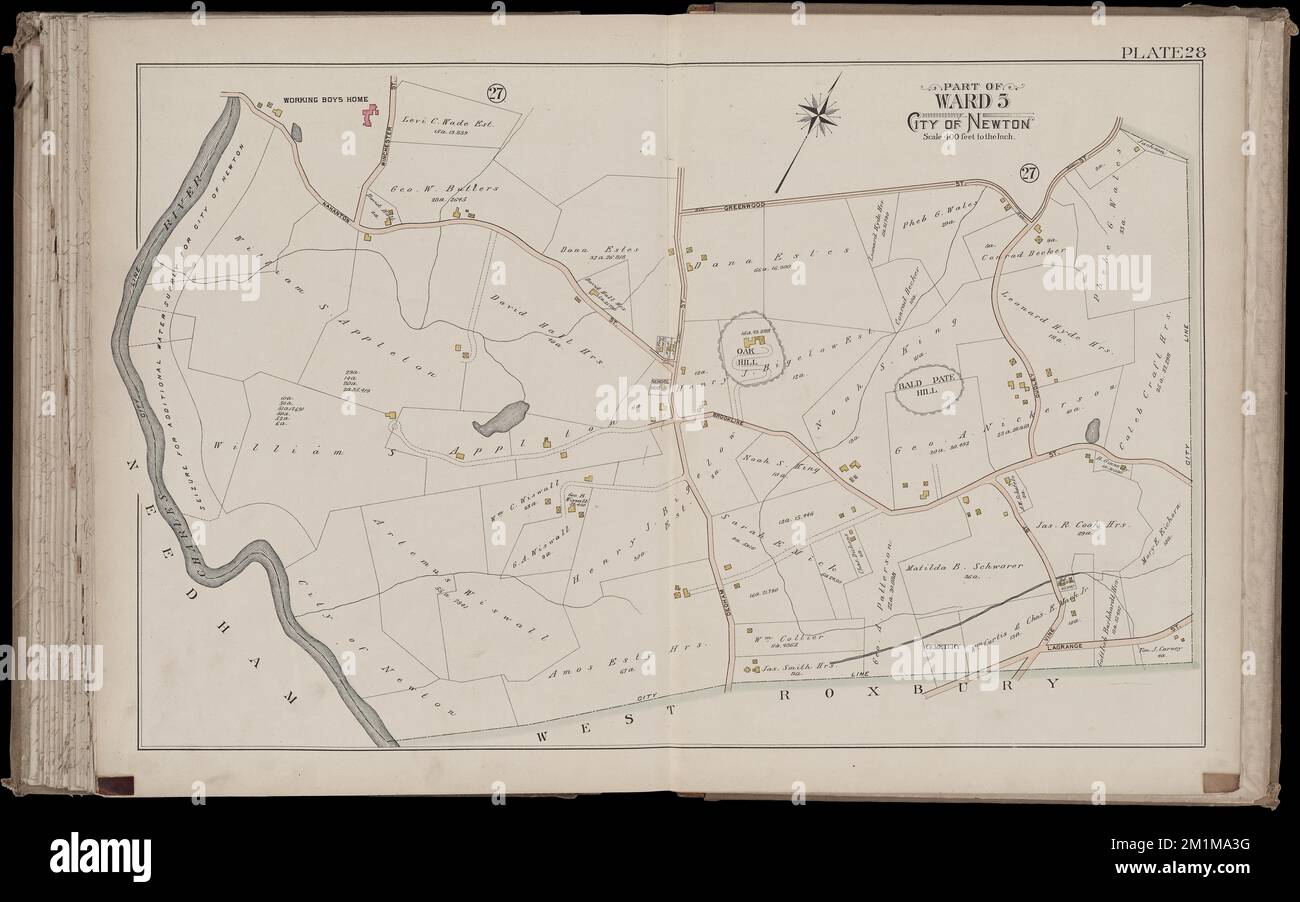 Atlas of the city of Newton, Massachusetts : from actual surveys and ...