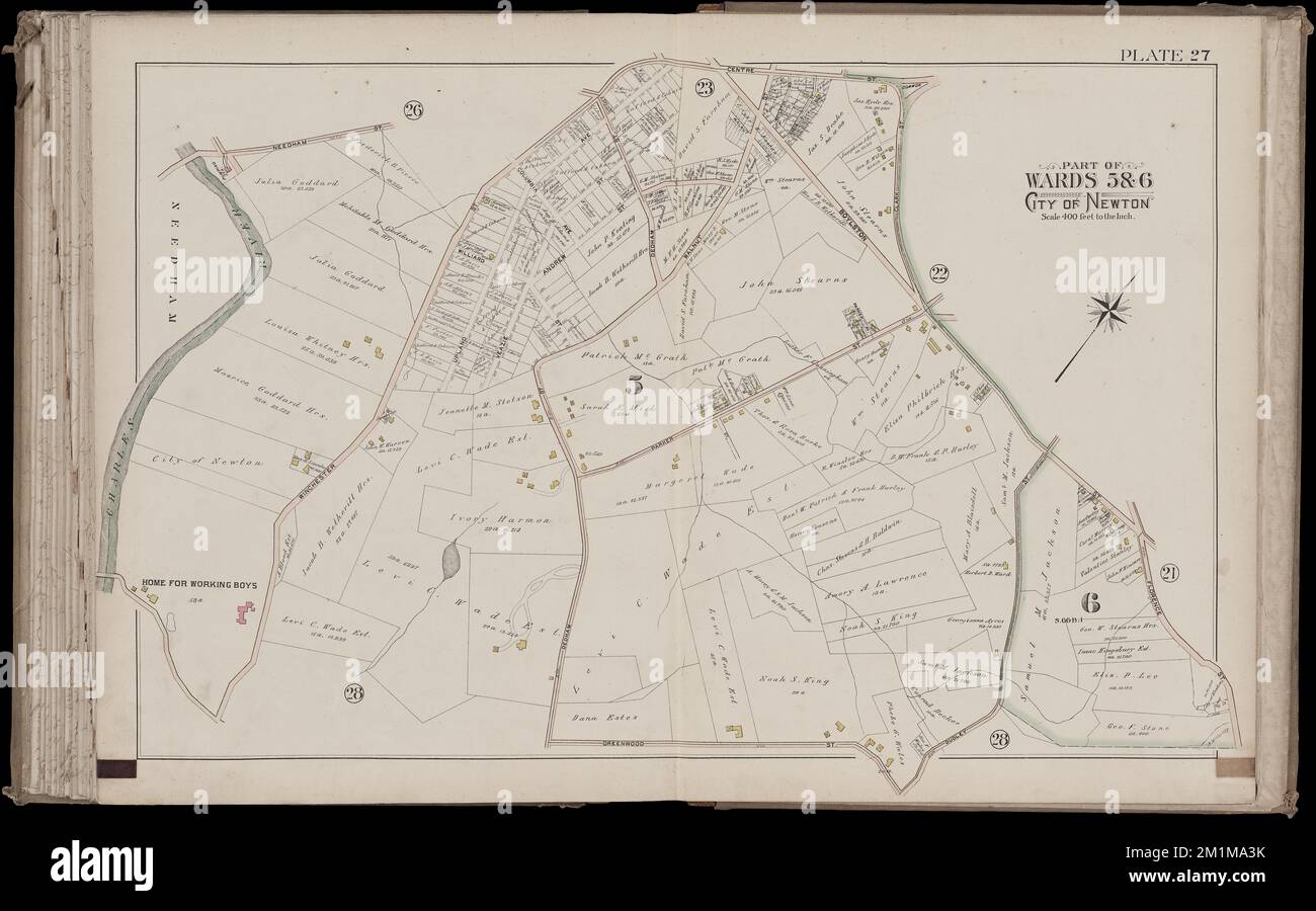 Atlas of the city of Newton, Massachusetts : from actual surveys and ...