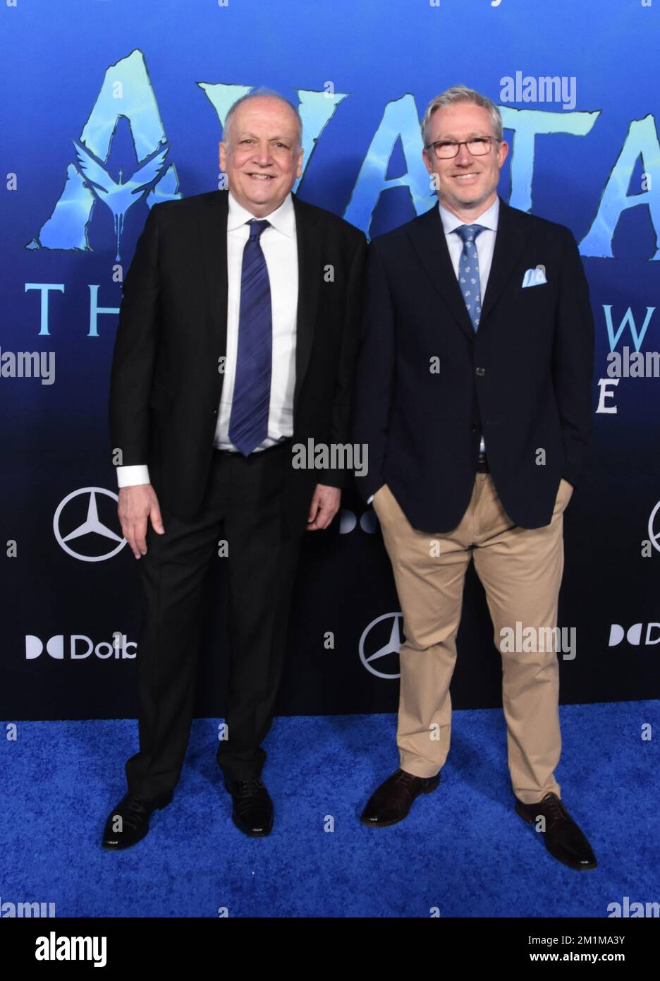 Hollywood, California, USA 12th December 2022 (L-R) Joe Letteri and ...