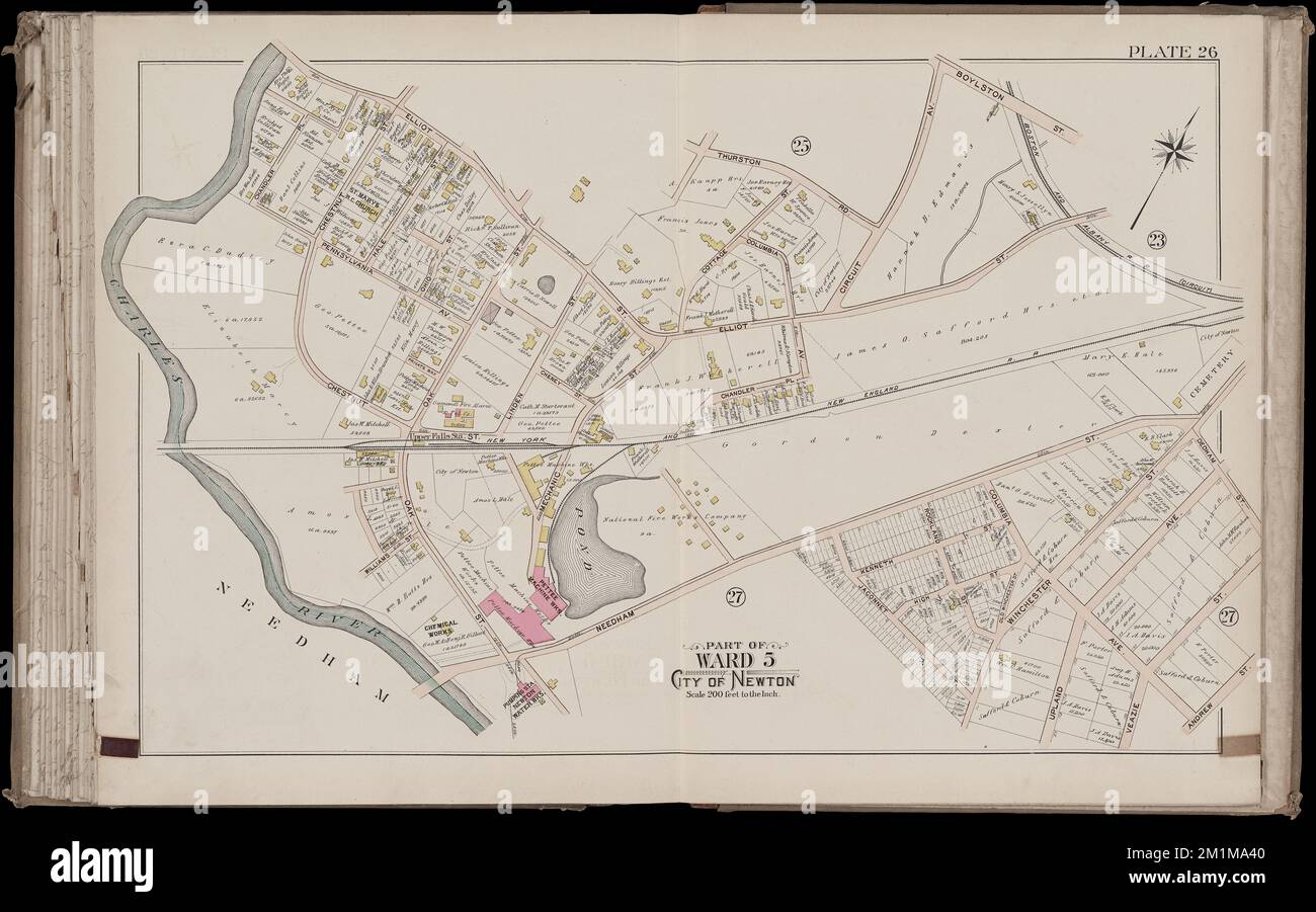 Atlas of the city of Newton, Massachusetts : from actual surveys and ...