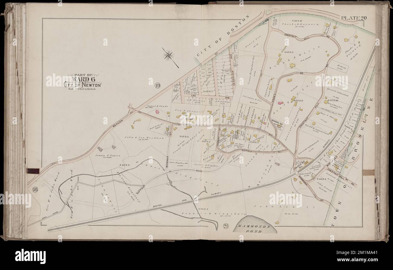 Atlas of the city of Newton, Massachusetts : from actual surveys and ...