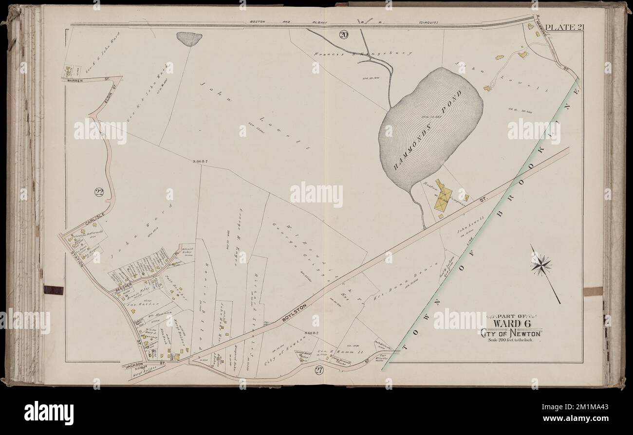 Atlas of the city of Newton, Massachusetts : from actual surveys and ...