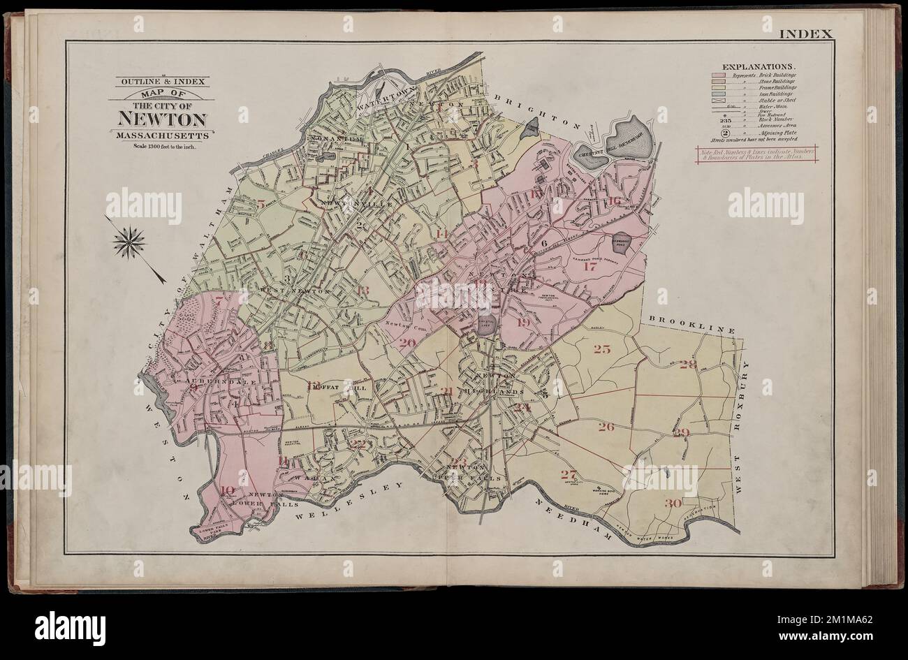 Atlas of the city of Newton, Massachusetts : from actual surveys and ...