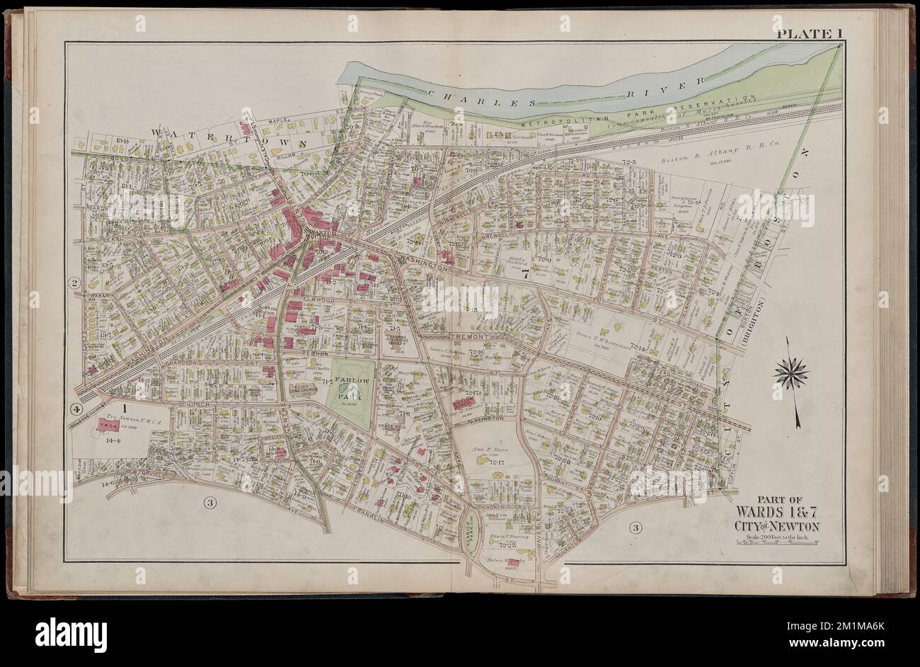 Atlas of the city of Newton, Massachusetts : from actual surveys and ...