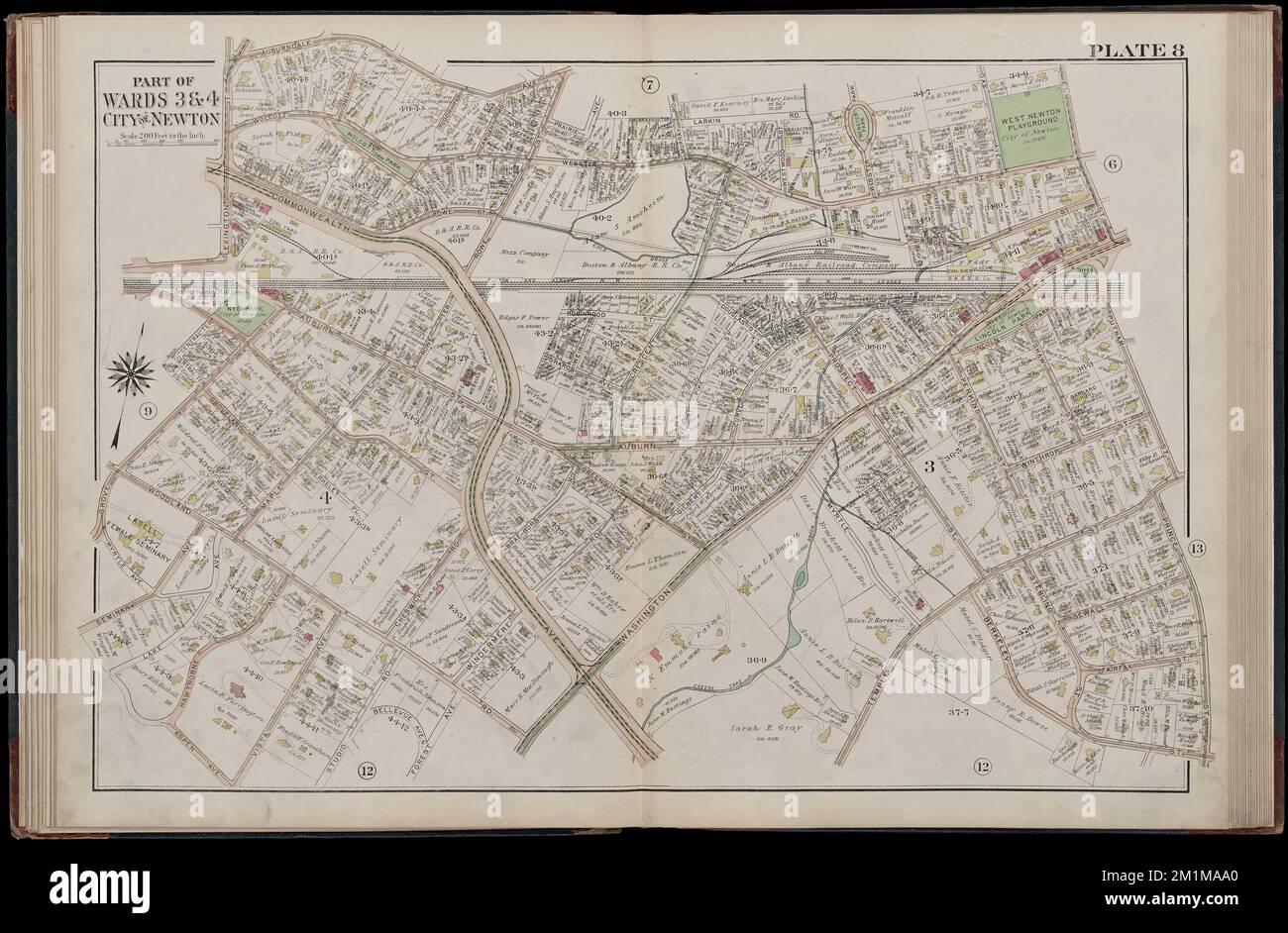 Atlas of the city of Newton, Massachusetts : from actual surveys and ...