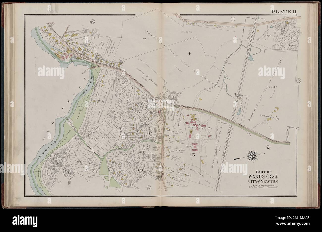 Atlas of the city of Newton, Massachusetts : from actual surveys and ...