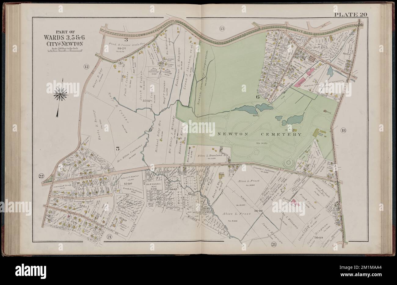 Atlas of the city of Newton, Massachusetts : from actual surveys and ...