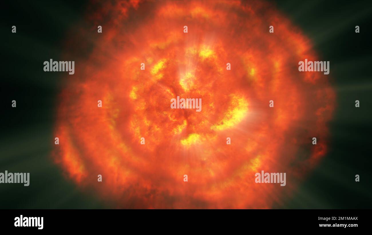 fire flame explosion in space, abstract illustration Stock Photo - Alamy