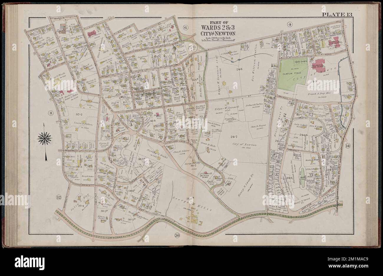 Atlas of the city of Newton, Massachusetts : from actual surveys and ...