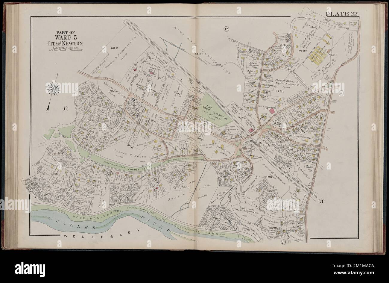 Atlas of the city of Newton, Massachusetts : from actual surveys and ...