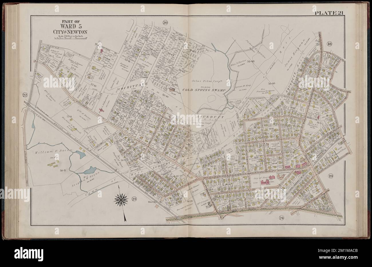 Atlas of the city of Newton, Massachusetts : from actual surveys and ...